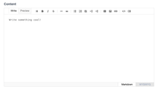 Adding a Markdown editor to Laravel | Web Development Blog